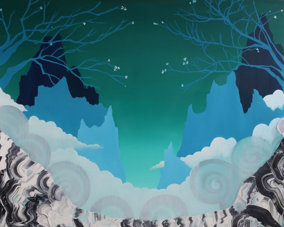 Paintings by Jane Rainey inspired by the ocean and traditional Japanese ...