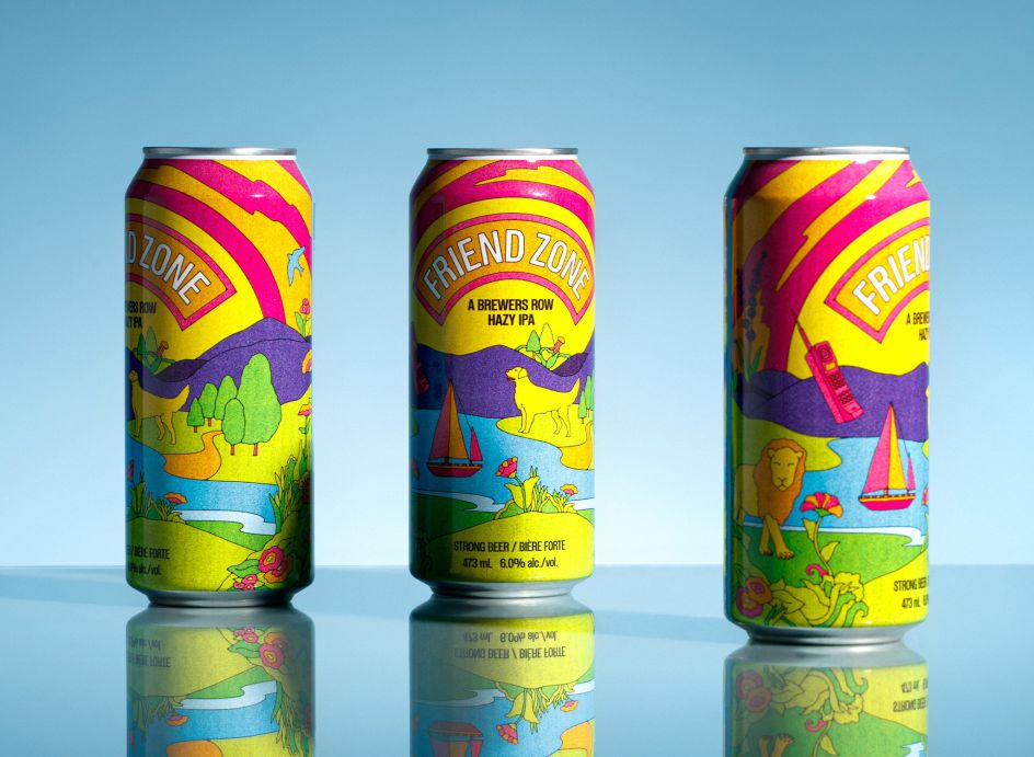Glasfurd & Walker craft colourful and uplifting packaging for a Canadian beer collaboration ...