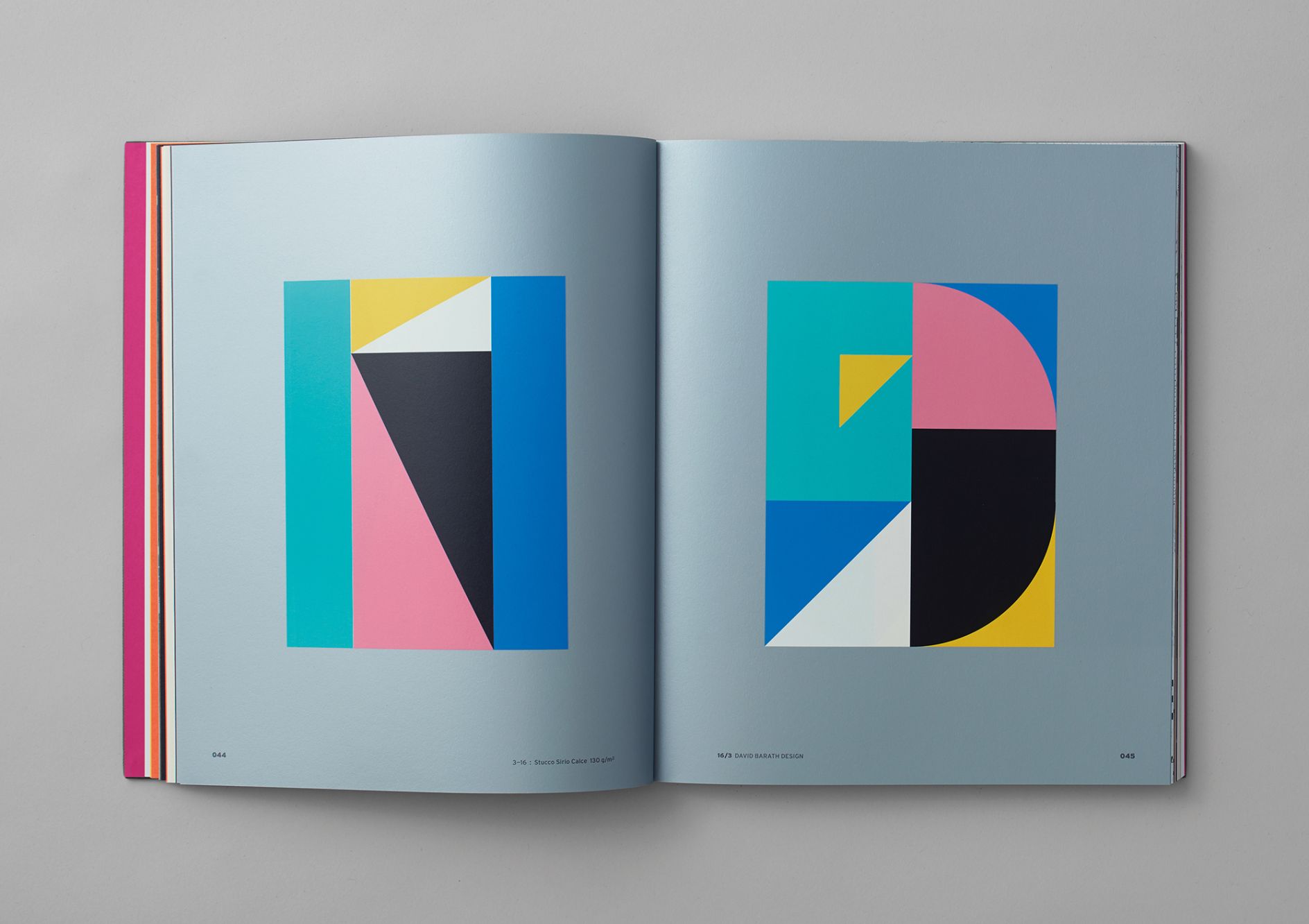 David Barath's striking, Bauhaus-esque designs for new Fedrigoni book ...