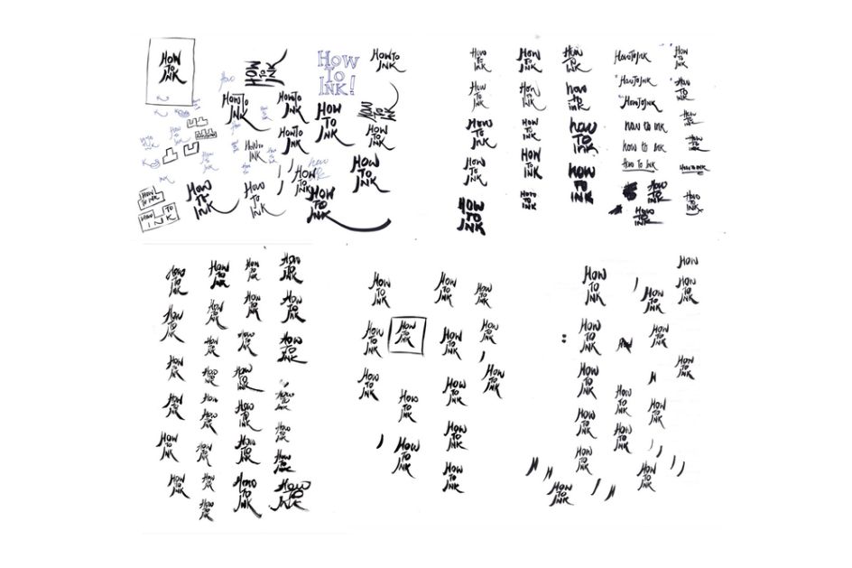 How to Ink: A crafted brand identity fit for a Singapore printmaking ...