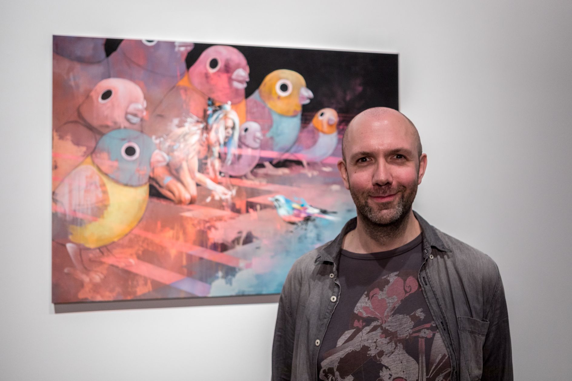 Dark paintings by Ian Francis explore what would happen after an ...