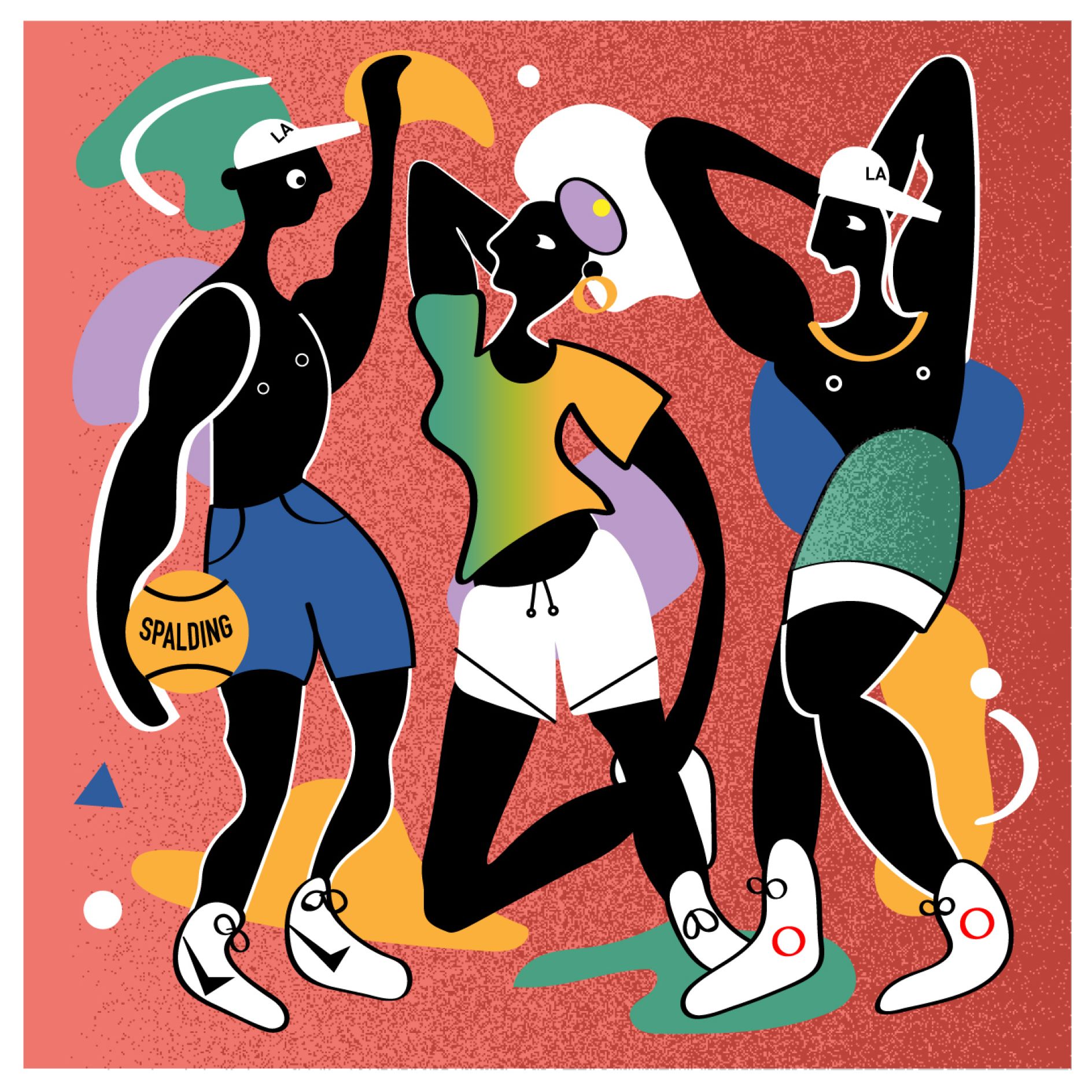Hoop Dreams: Vivid illustration series celebrates designers' love of ...