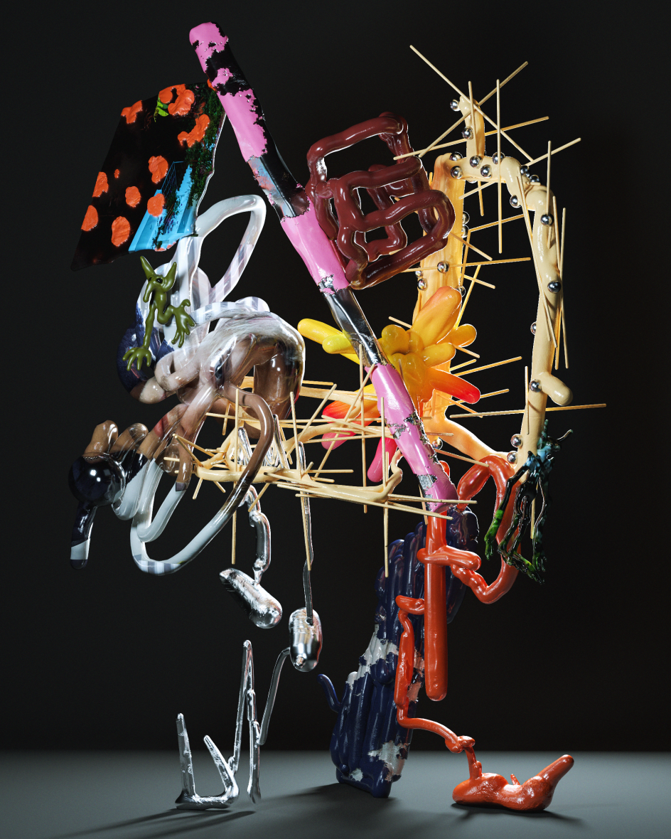 Squiggles, dogs and natural forms: Nikita Savinov reveals the process behind his 3D artworks ...