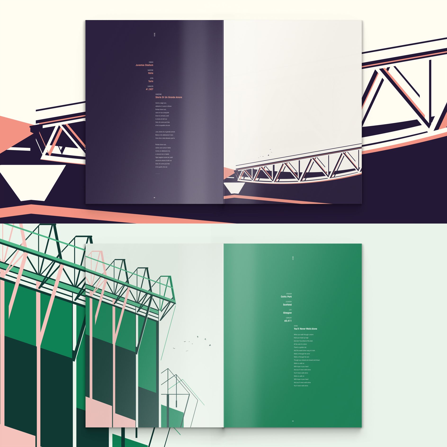 Where the heart is: illustrated book HOME celebrates football stadia ...