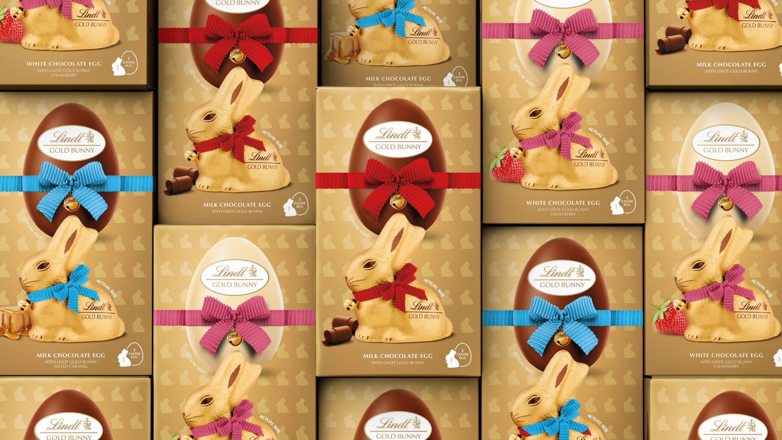 Derek&Eric give Lindt's Easter a golden glow-up | Creative Boom