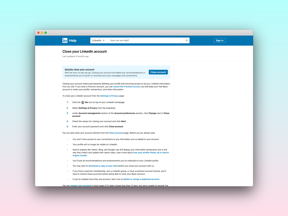 A step-by-step guide on deleting your social media accounts | Creative Boom