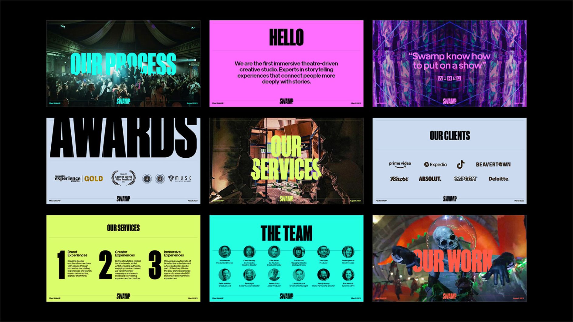 Brand agency SWAMP enters the big leagues with new identity that ...