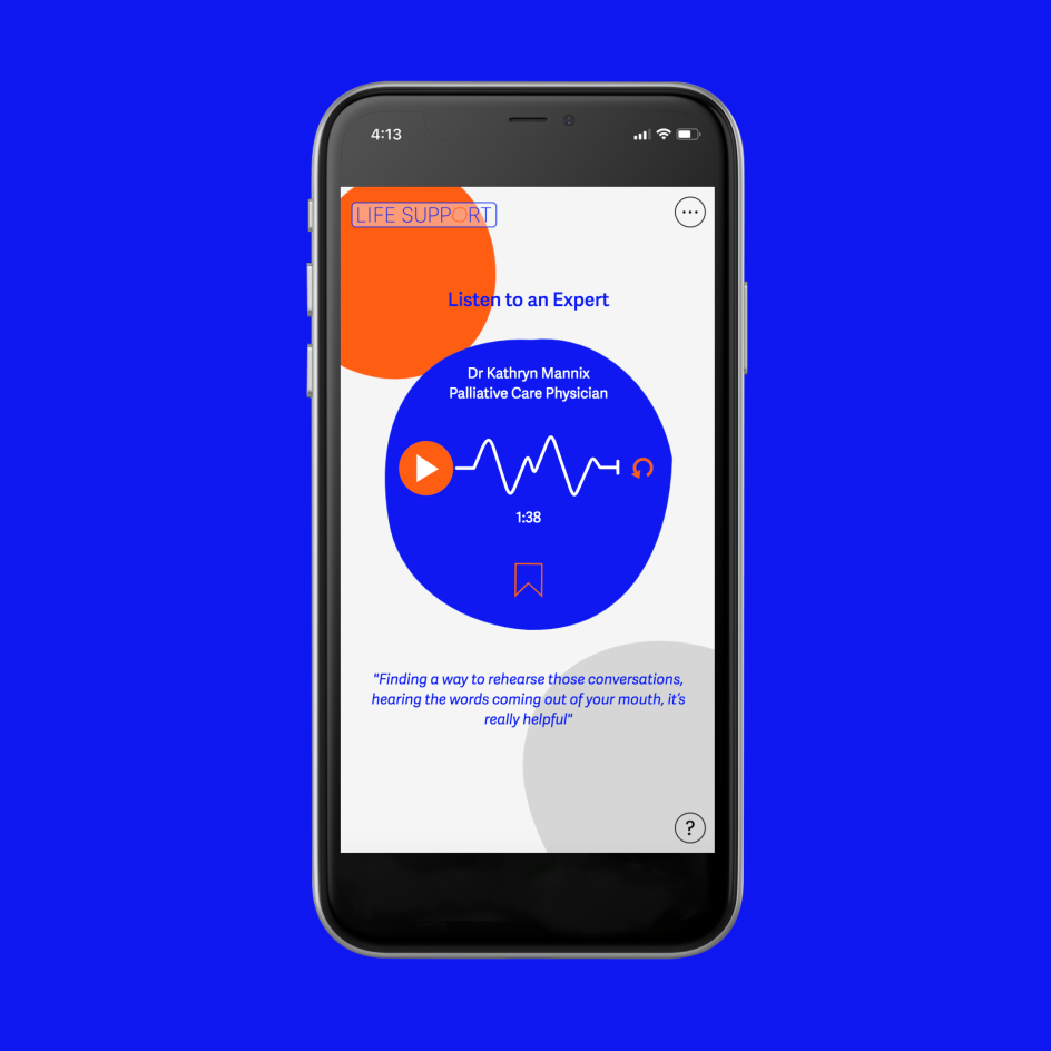 Life Support is a new digital tool to help us talk about death ...