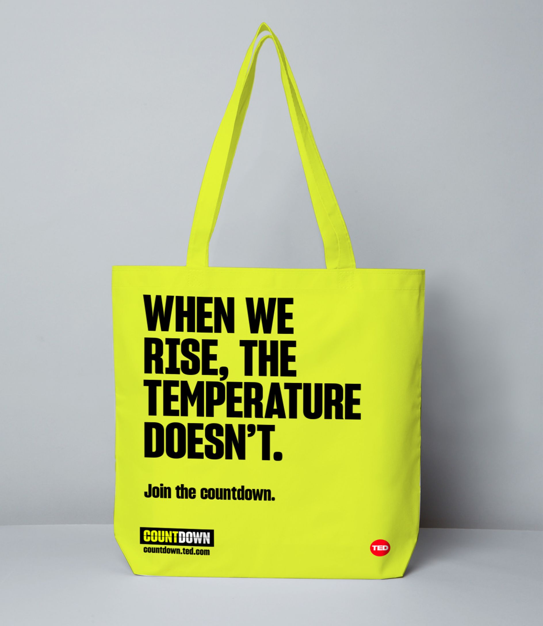 &Walsh's branding for TED Countdown reminds us that time is ticking on ...