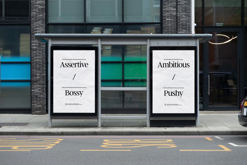 New posters by CPB London highlight the sexist double standards in the ...