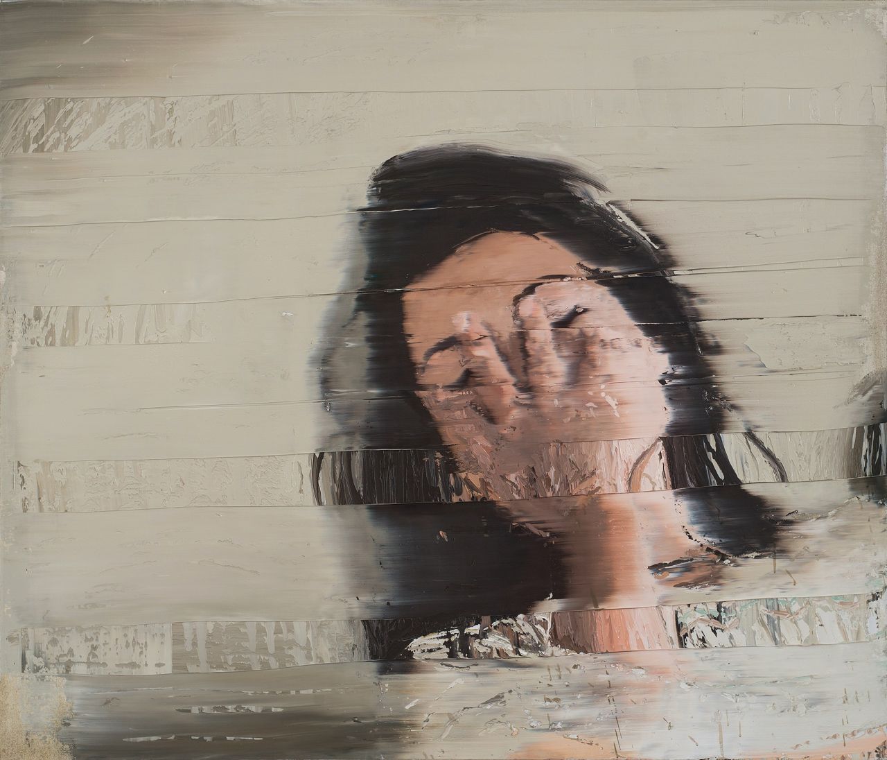 Blurred Lines: Seductive oil paintings with a deliberate glitch by Andy ...