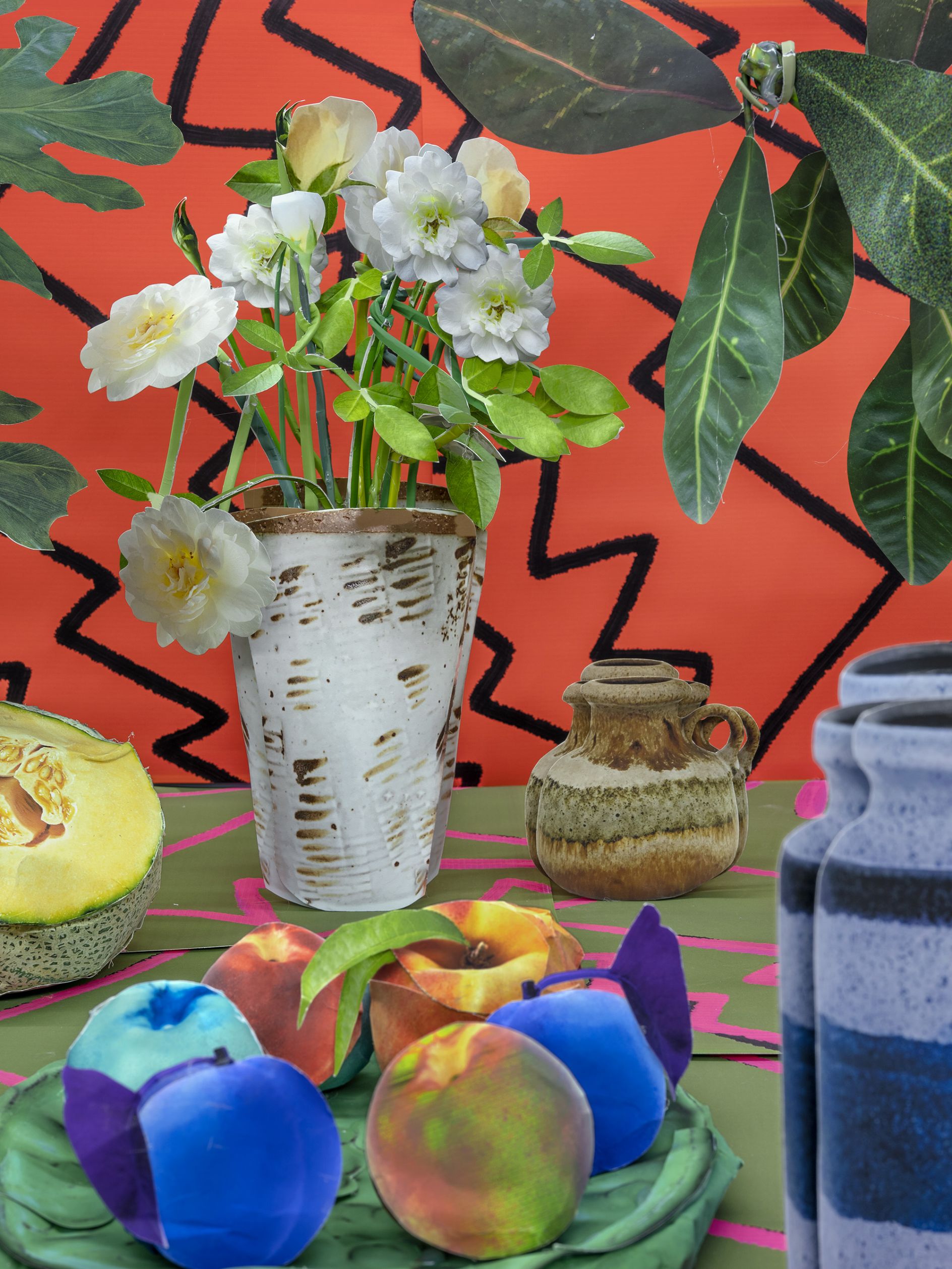 Daniel Gordon's lockdown still-life works, made from printed images ...