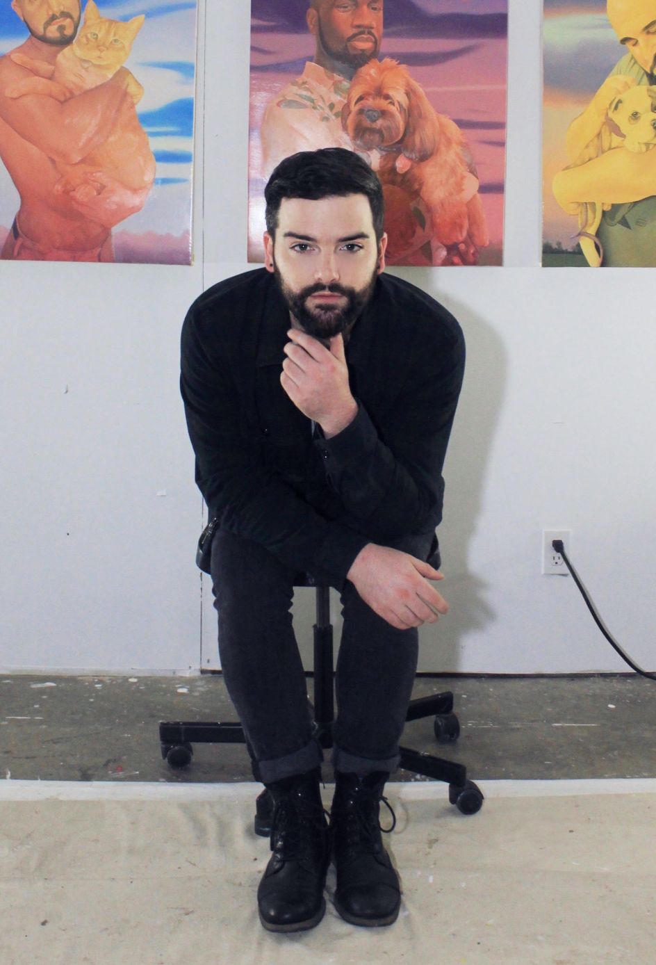 Danny Ferrell's luminous paintings of friends and loved ones evoke a ...