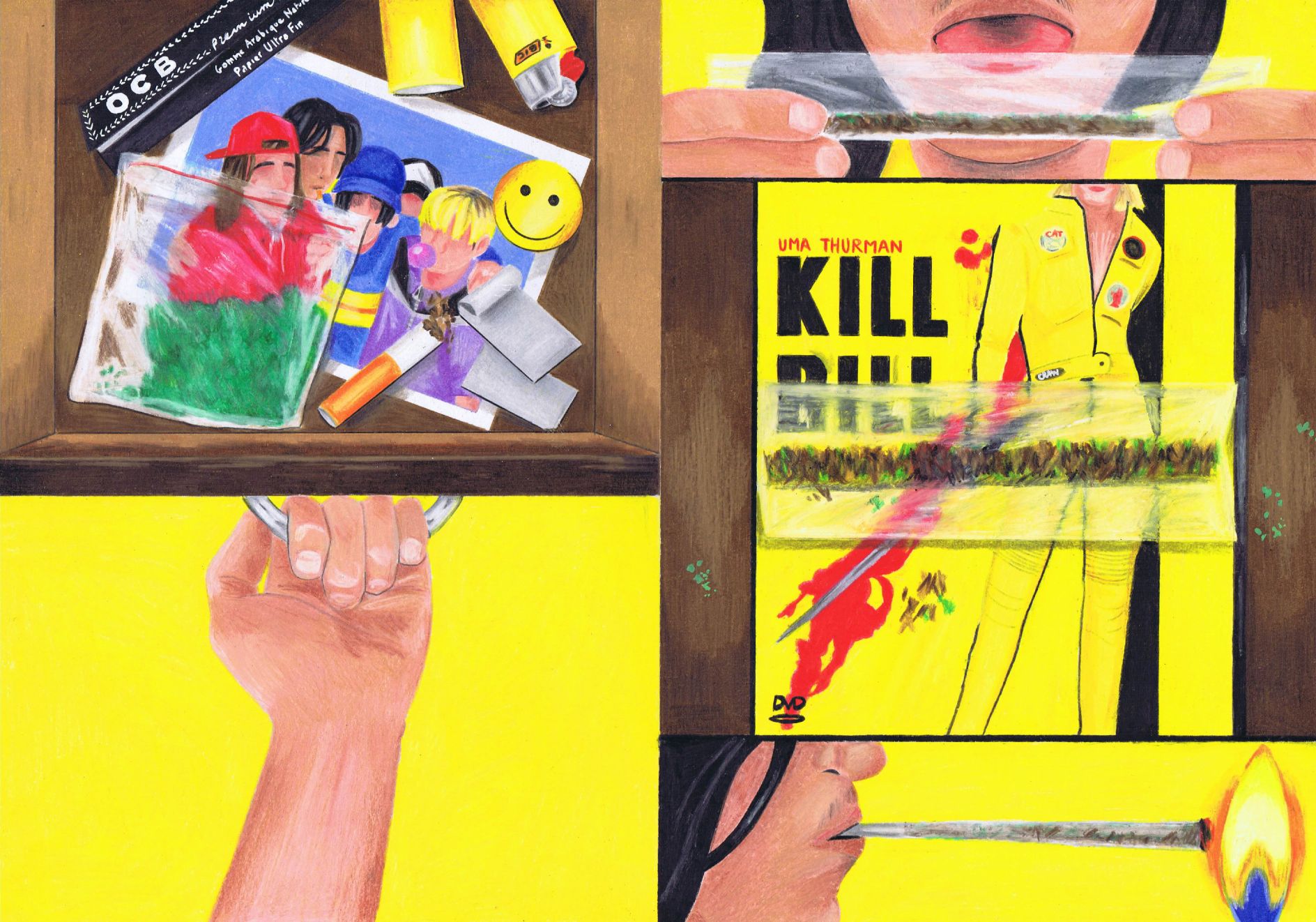 Jules Magistry's illustrations of adolescence, masculinity and violence ...