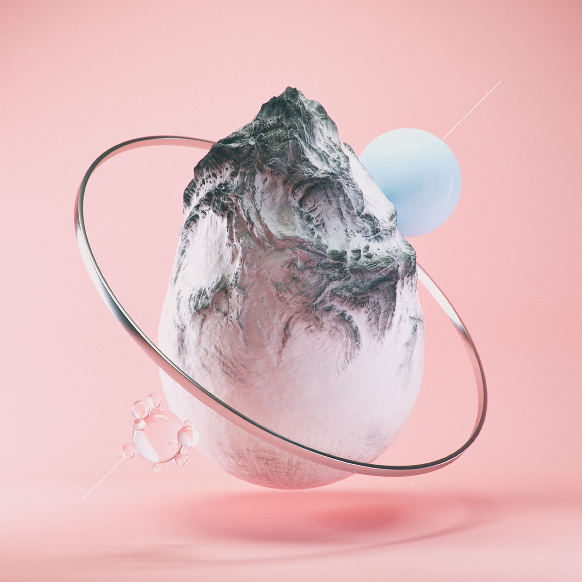 Filip Hodas' digital renderings conjure surreal landscapes in candy ...