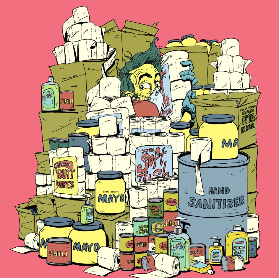 Quaranoids: Illustrations of 'socially distant humanoids' that have ...