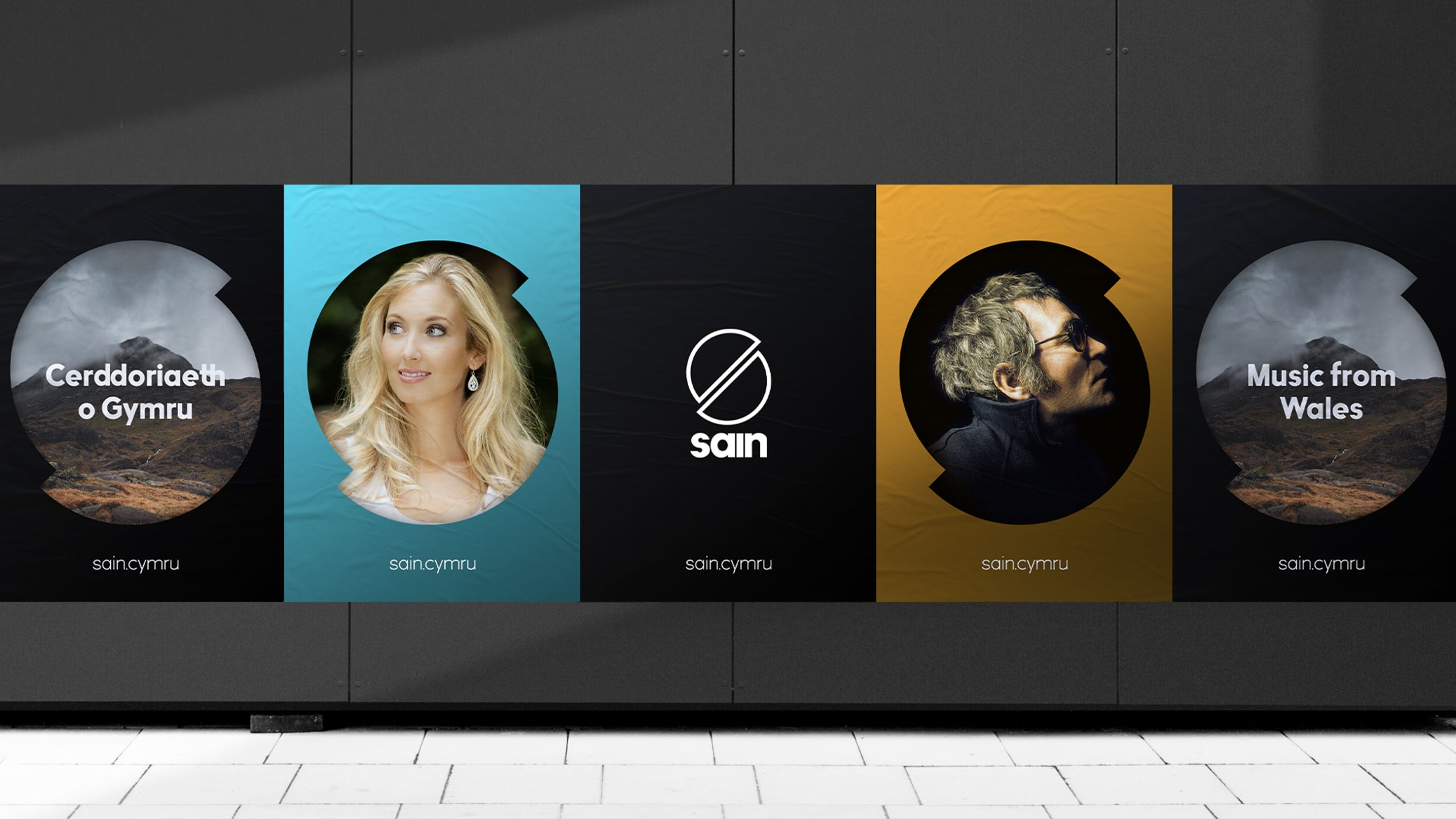 Celt Iwan's fresh identity for Sain, the iconic record label for Welsh ...