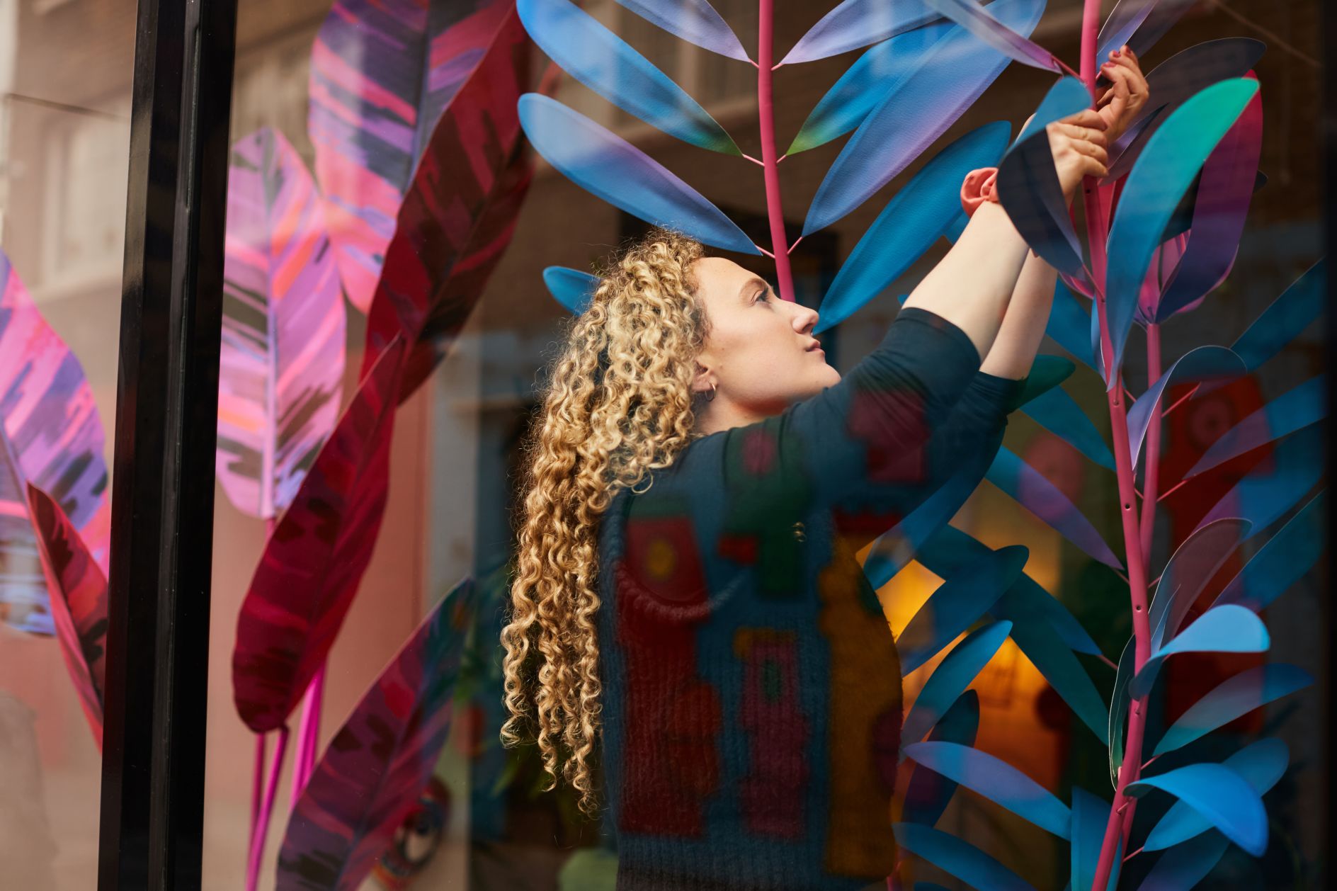 Caroline Byrne's bold and colourful installation for Self Space is a ...