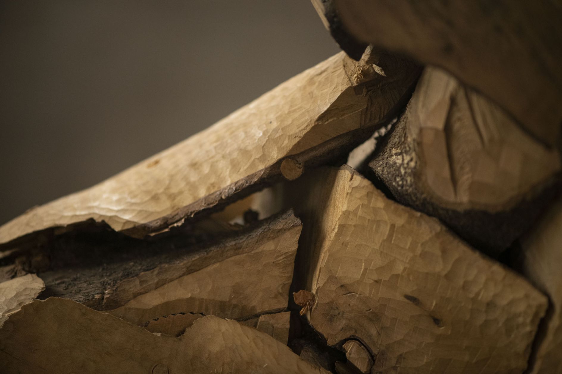 British sculptor Jamie Frost brings wood to life in new powerful ...