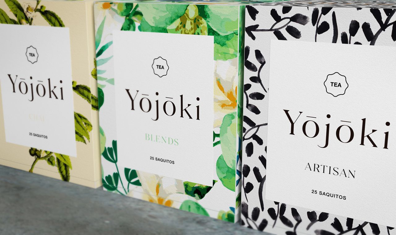 Beautiful identity for Japanese tea brand Yojoki Tea | Creative Boom