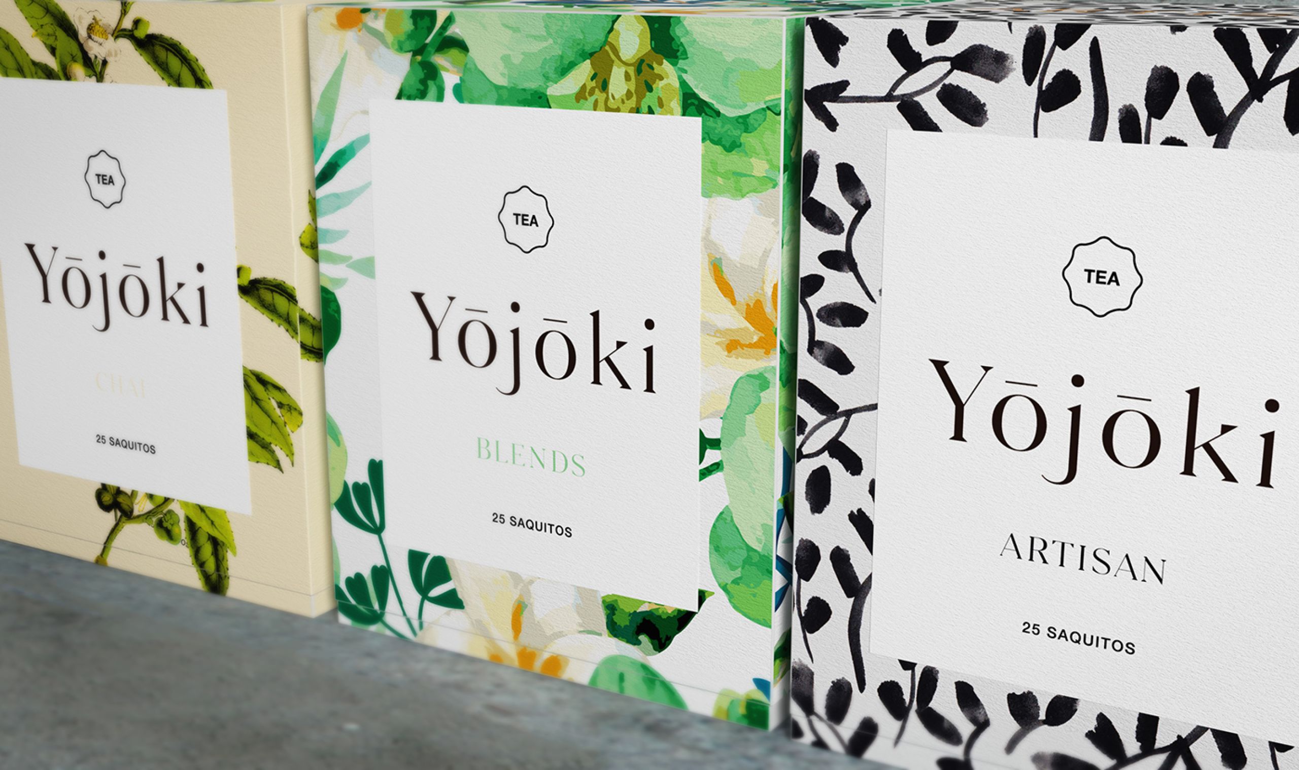Beautiful identity for Japanese tea brand Yojoki Tea | Creative Boom