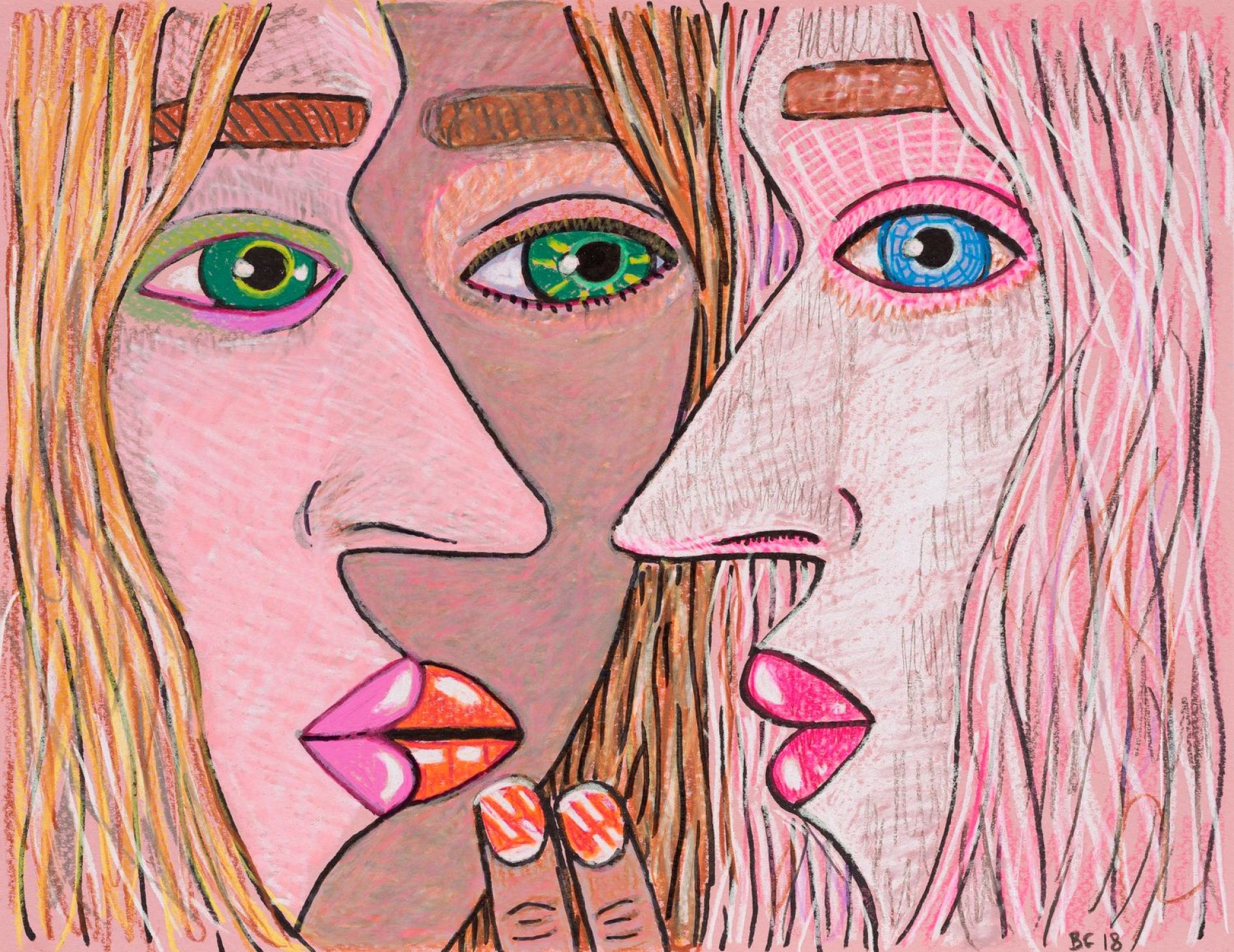 Brian Calvin's latest paintings of Californian youth dazzle in pastel ...