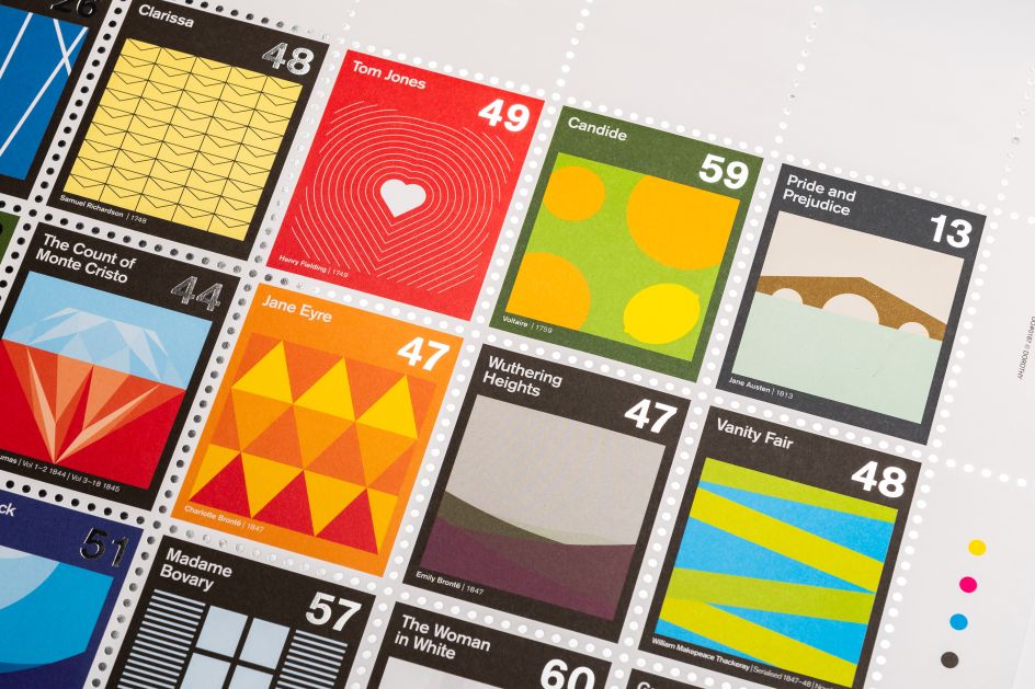 Dorothy turns classic books into stamps to celebrate great literature ...