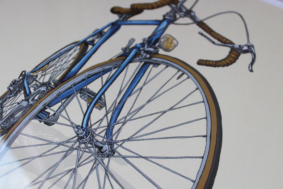 Beautiful bicycle prints pay homage to our love of cycling | Creative Boom