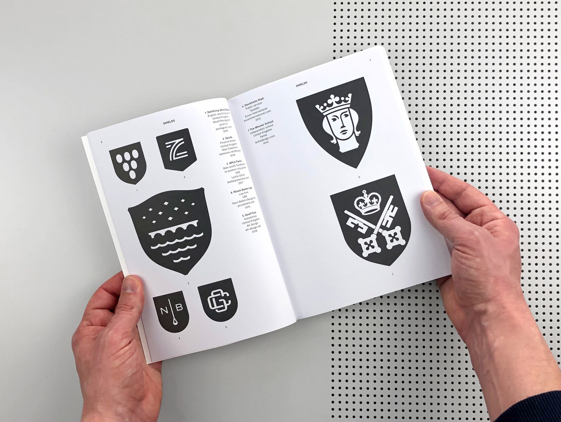 Counter-Print's latest Modern Heraldry is a book featuring seals ...