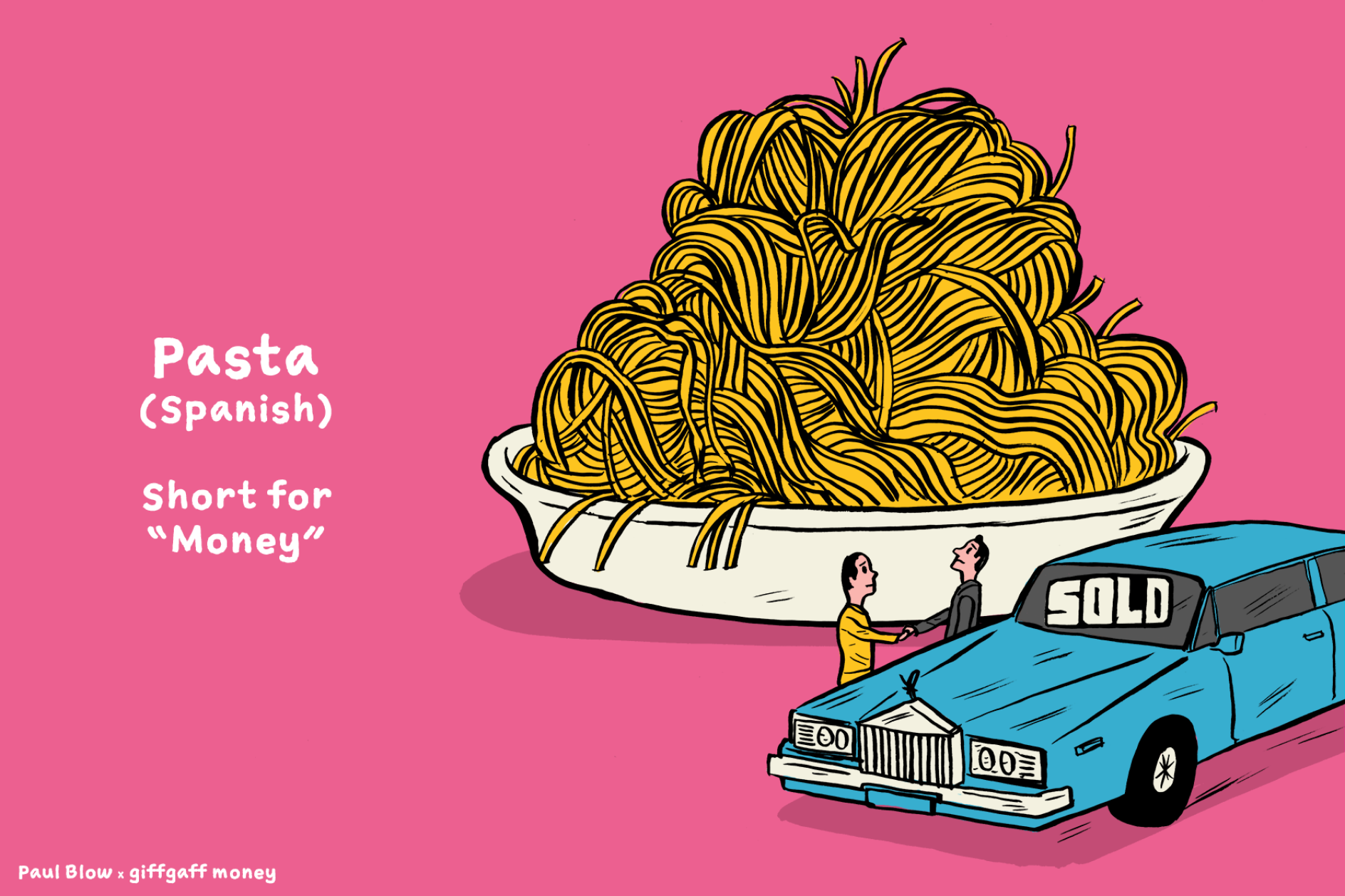 Quirky illustrations visualise slang words used to describe money from ...