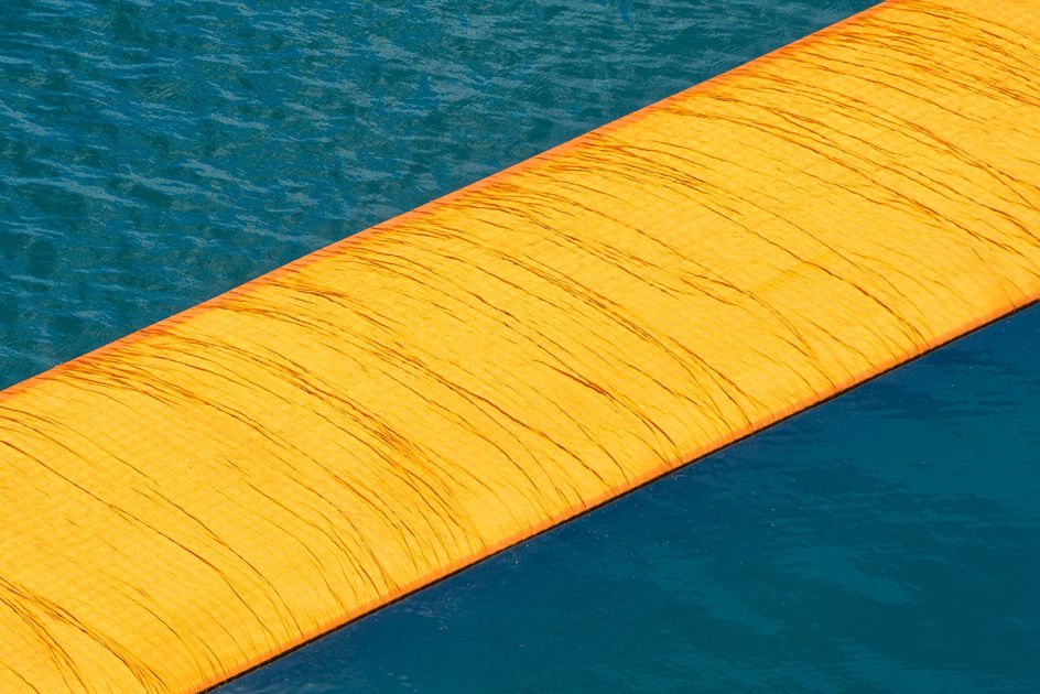 The Floating Piers: Artist Christo helps people to walk on water in ...