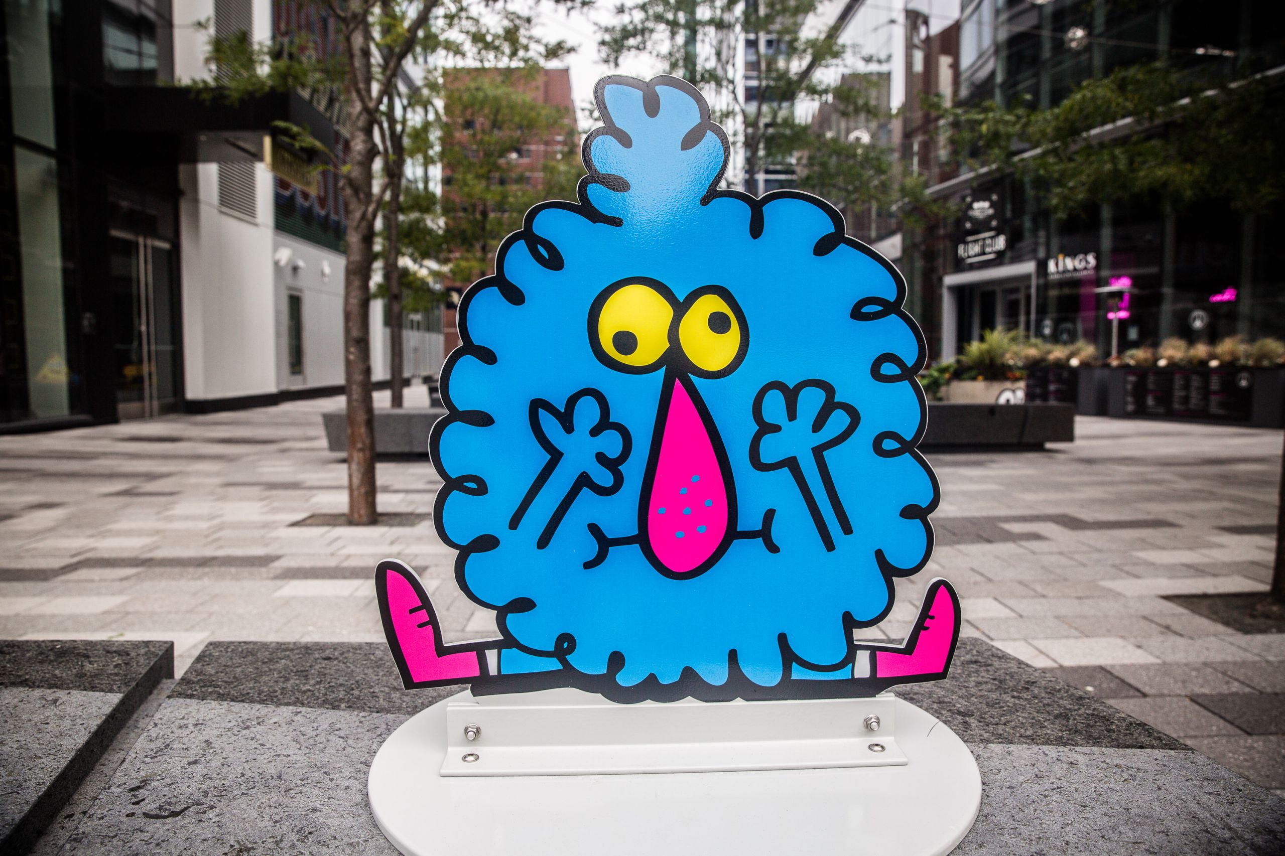 Famous doodler Jon Burgerman cheers up Boston with a fun installation ...