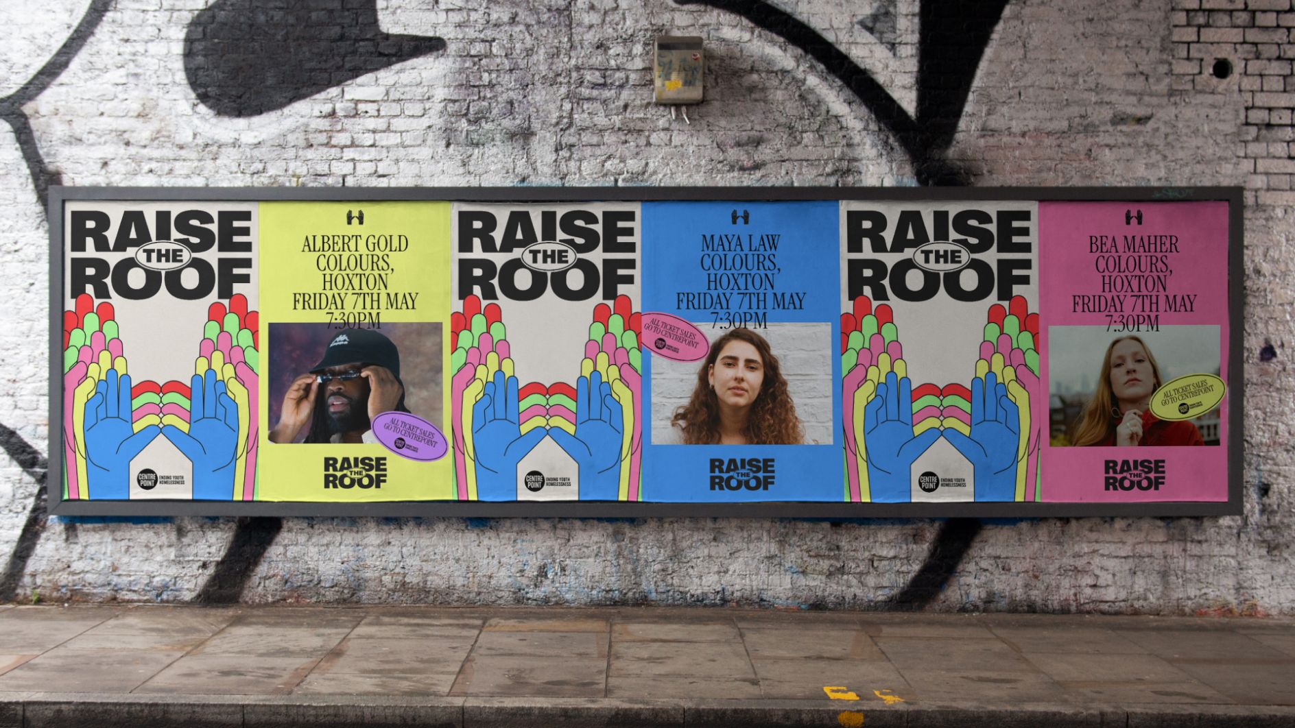 Kit Studio crafts a vibrant identity for Raise the Roof, a music-led ...