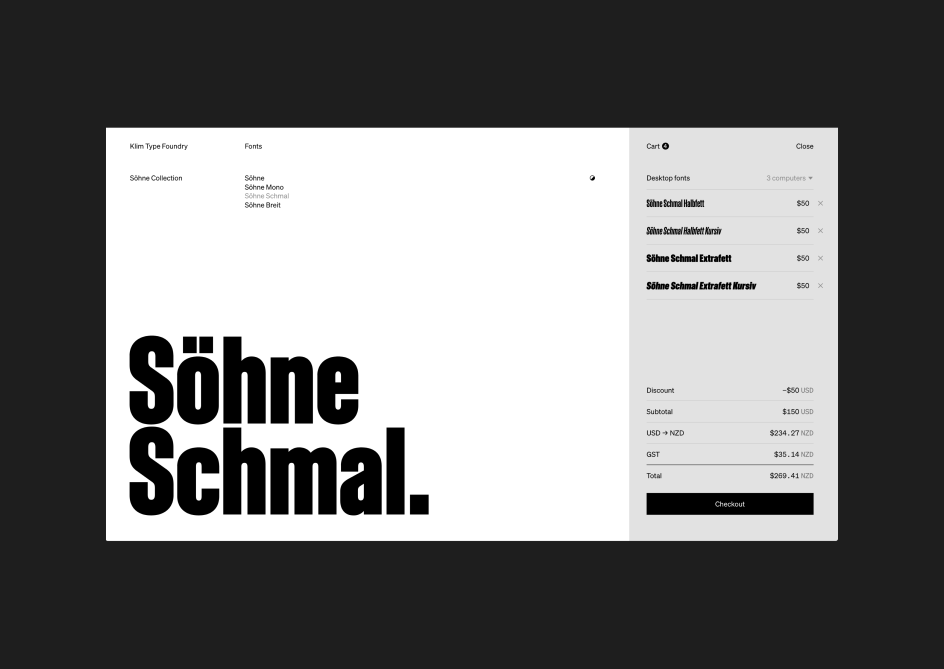 Type foundry Klim launches a new typeface, Söhne, along with a gorgeous ...
