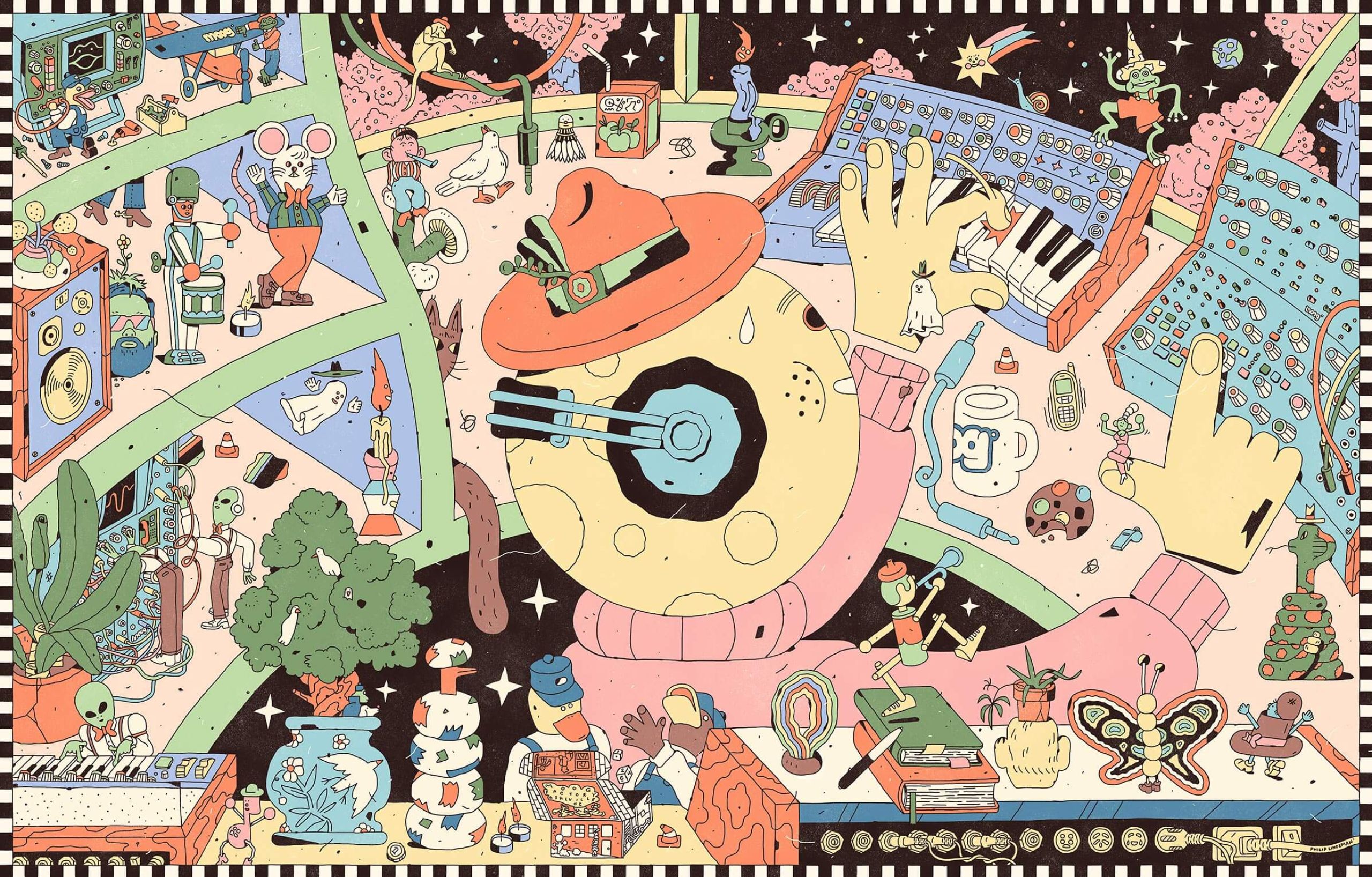 Philip Lindeman's playful illustrations find the funny side of modern ...