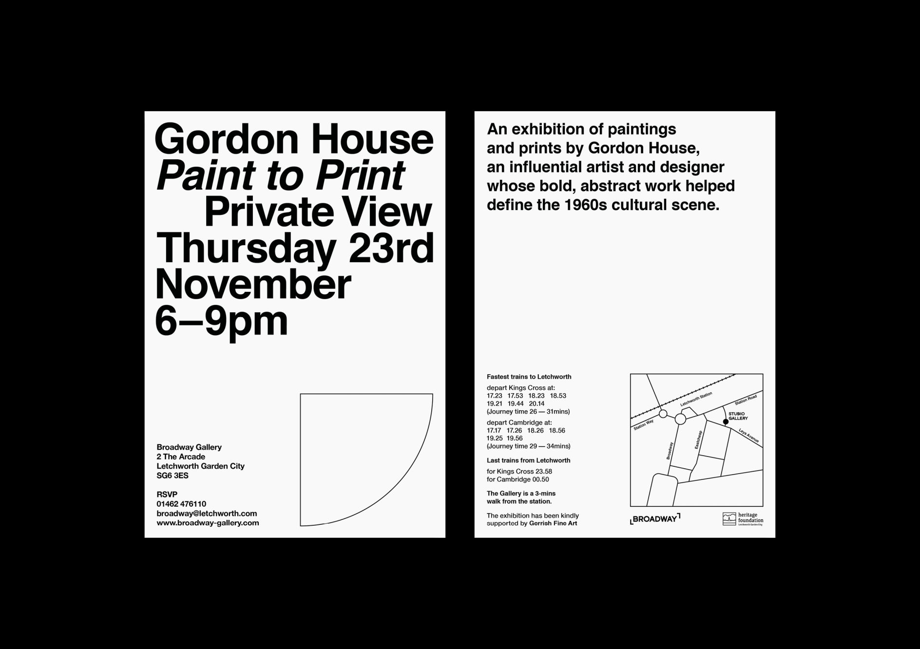 Reverting to Type: exhibition identity by The District inspired by '60s ...