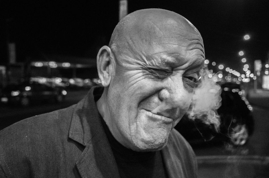 Black and white portraits of people in Manchester on the city's famous ...