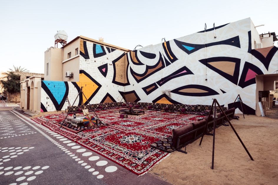 Warhol, Land Art and a giant mirrored building set in the striking desert landscape of ancient ...