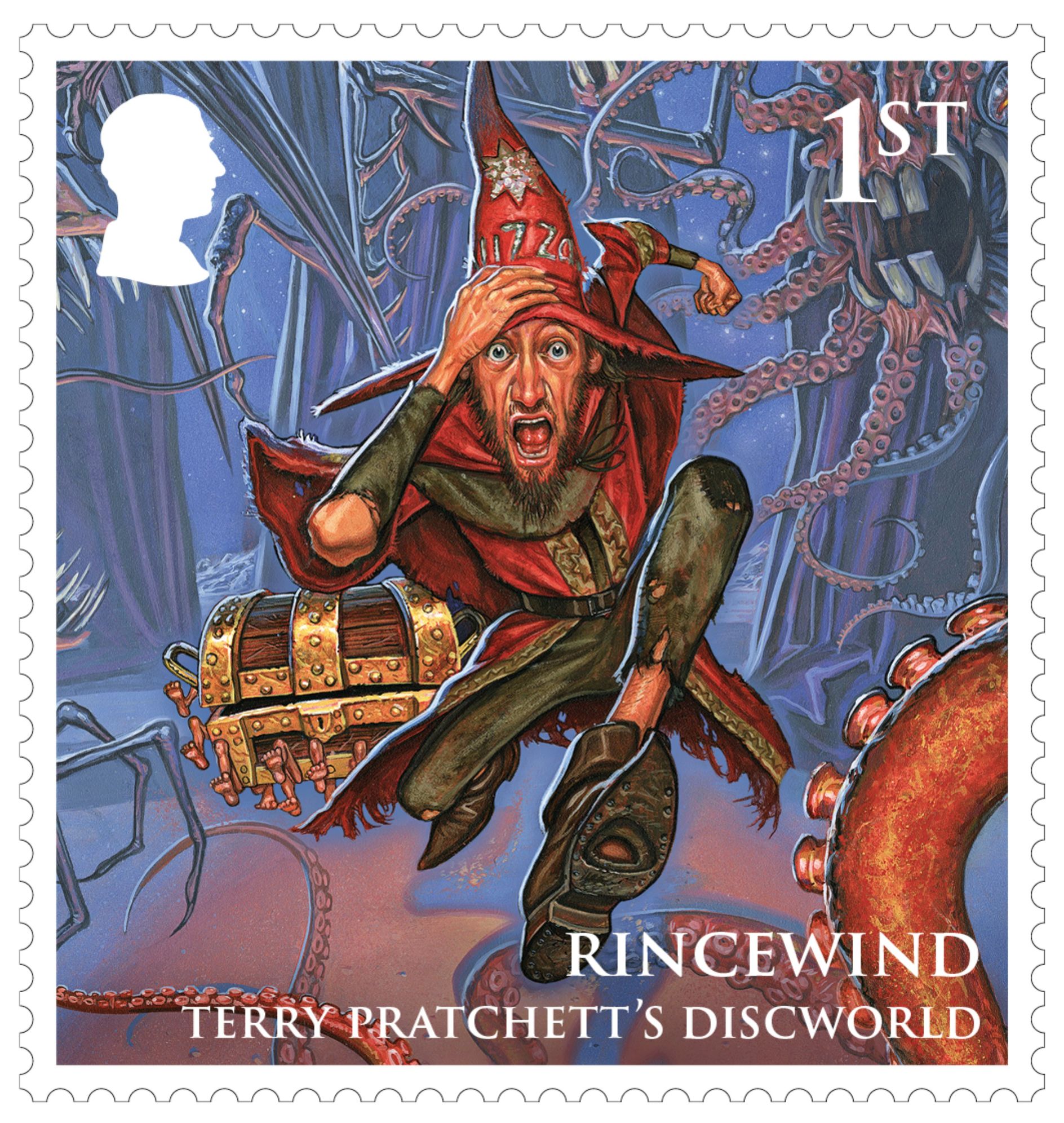 Artist Paul Kidby illustrates eight special stamps to celebrate Terry ...