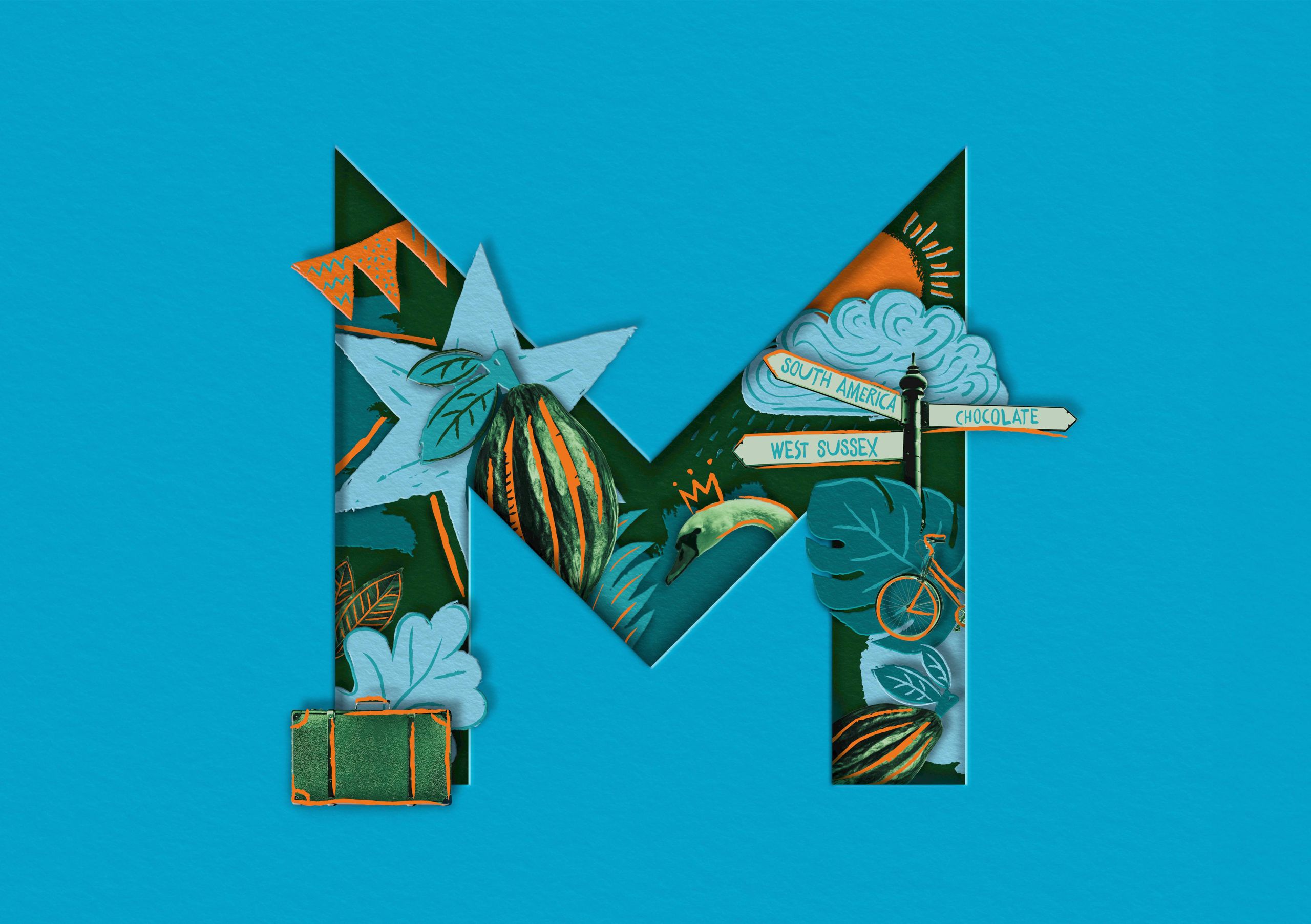 Butterfly Cannon's identity for Montezuma's Chocolates inspired by a ...
