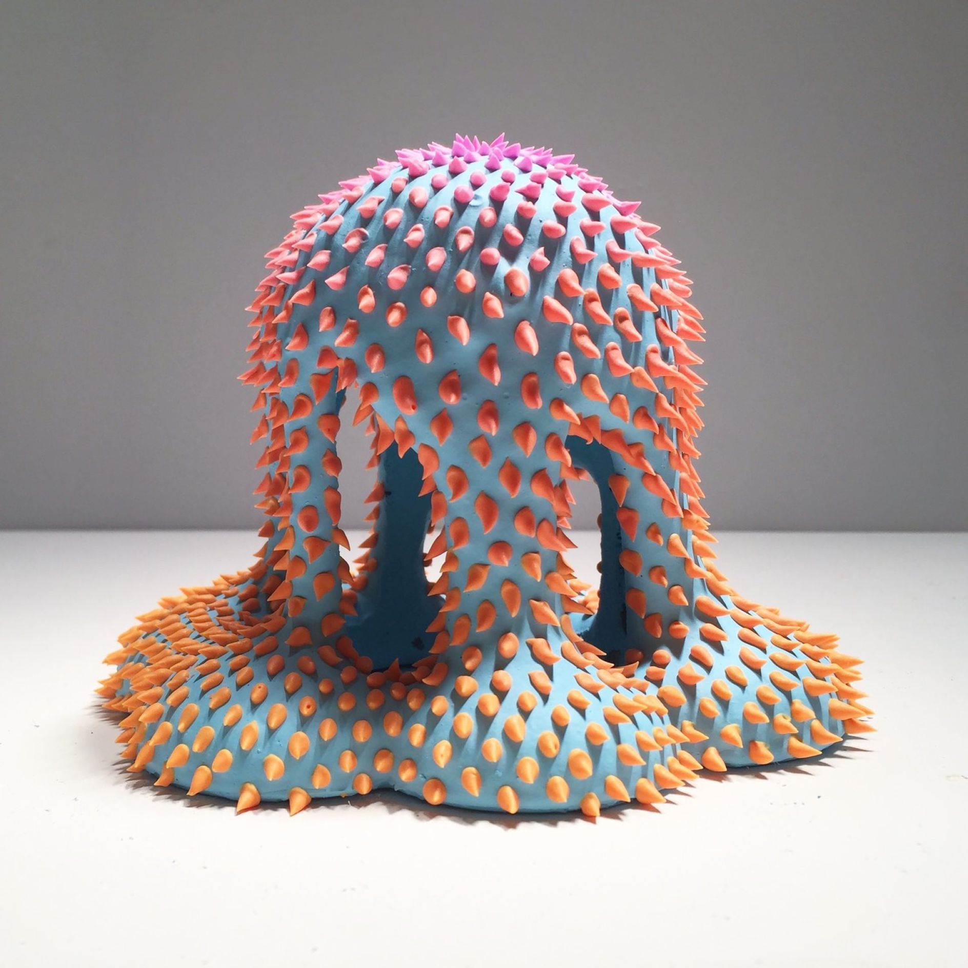 New rainbow-coloured blobs, drops and squishes covered in spikes by Dan ...