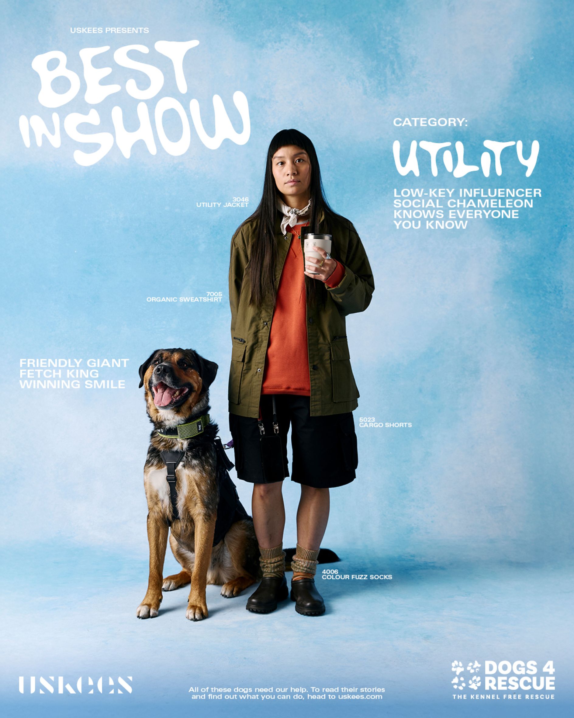 Uskees celebrates rescue dogs with playful 'Best in Show' campaign for ...