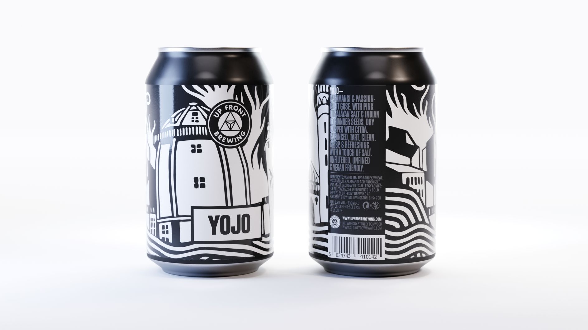 Up Front's bold new brand with arresting illustrations inspired by Moby ...
