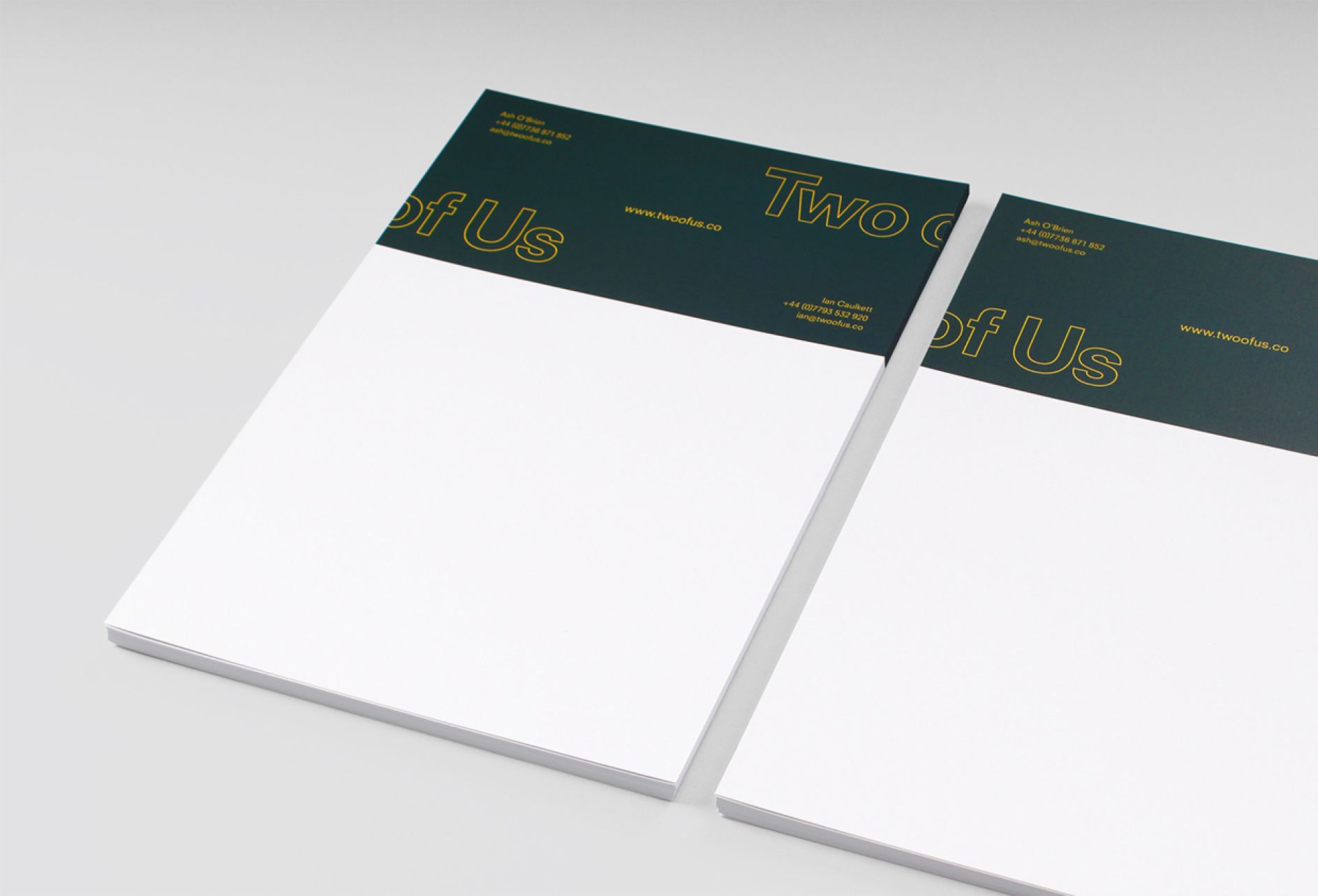 Just the Two of Us: Design duo craft brand identity for new studio ...