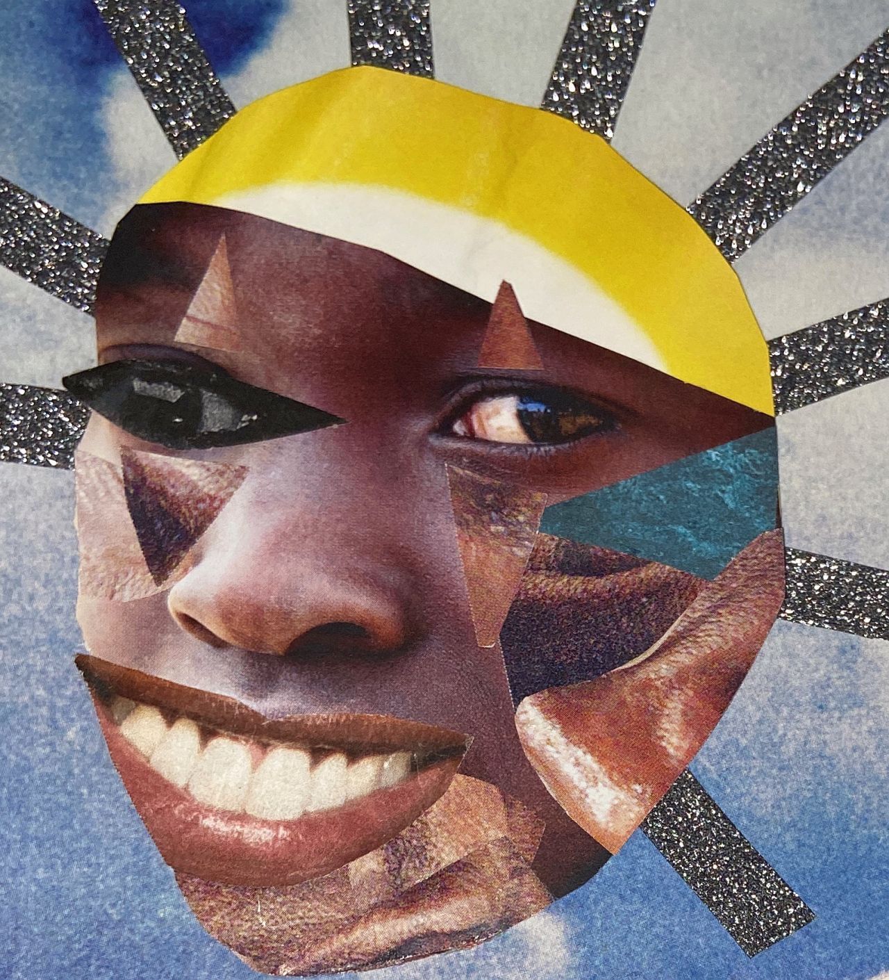 Collages by Funmi Lijadu express her belief that art and life should be ...