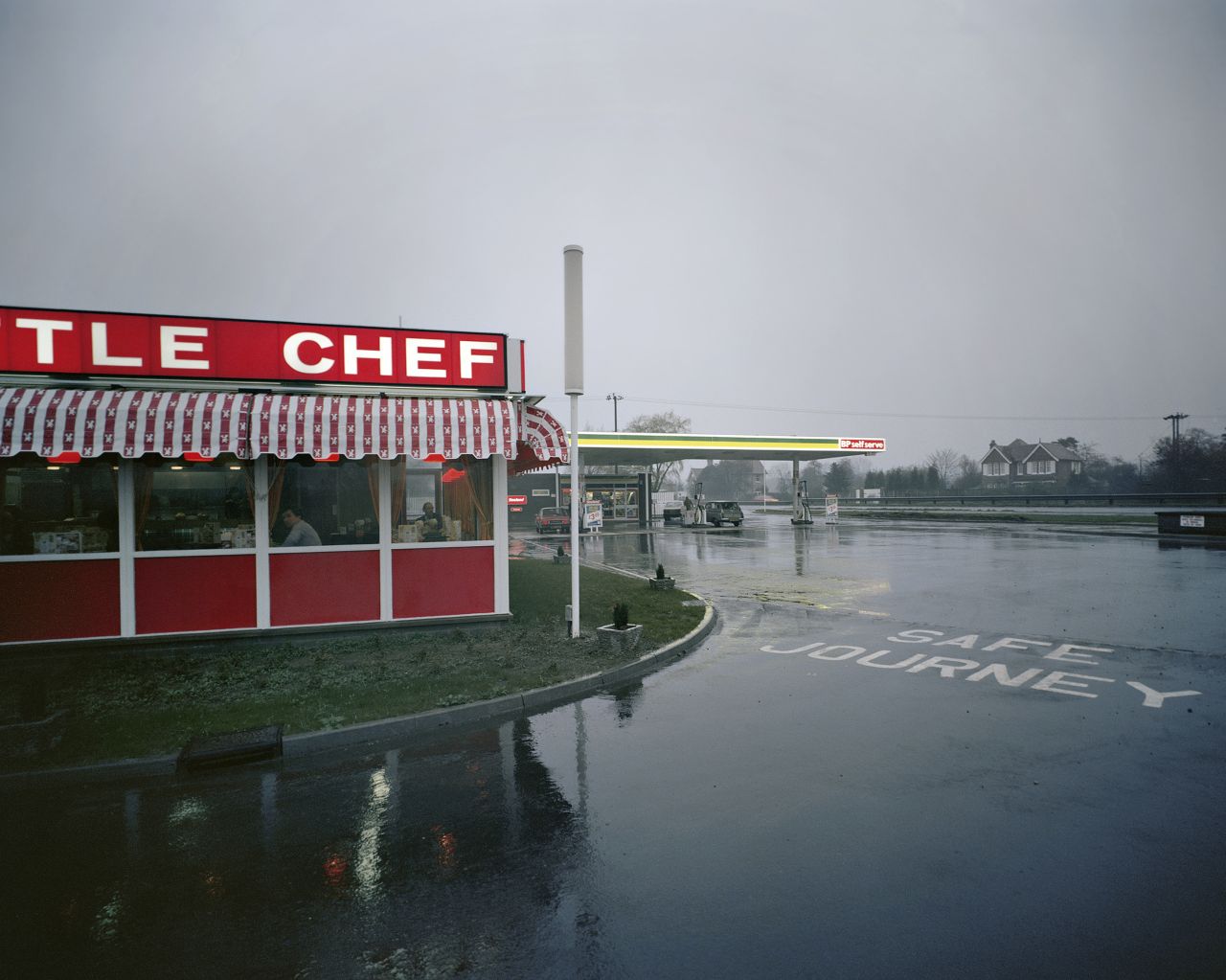 Historical photographs by Paul Graham of Britain's A1 during the 1980s ...