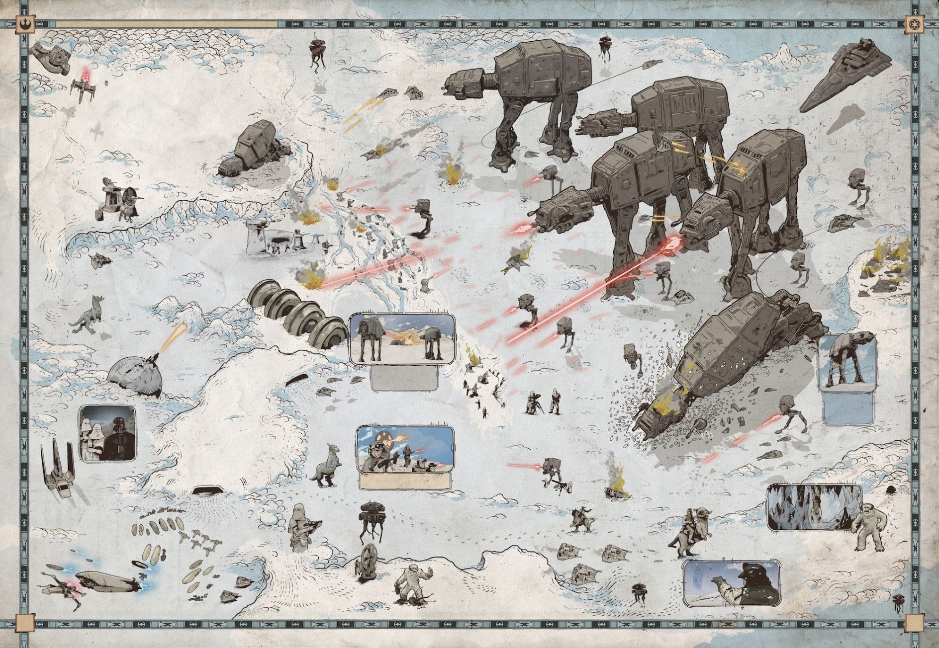Mapping the Star Wars galaxy with illustrator Tim McDonagh | Creative Boom