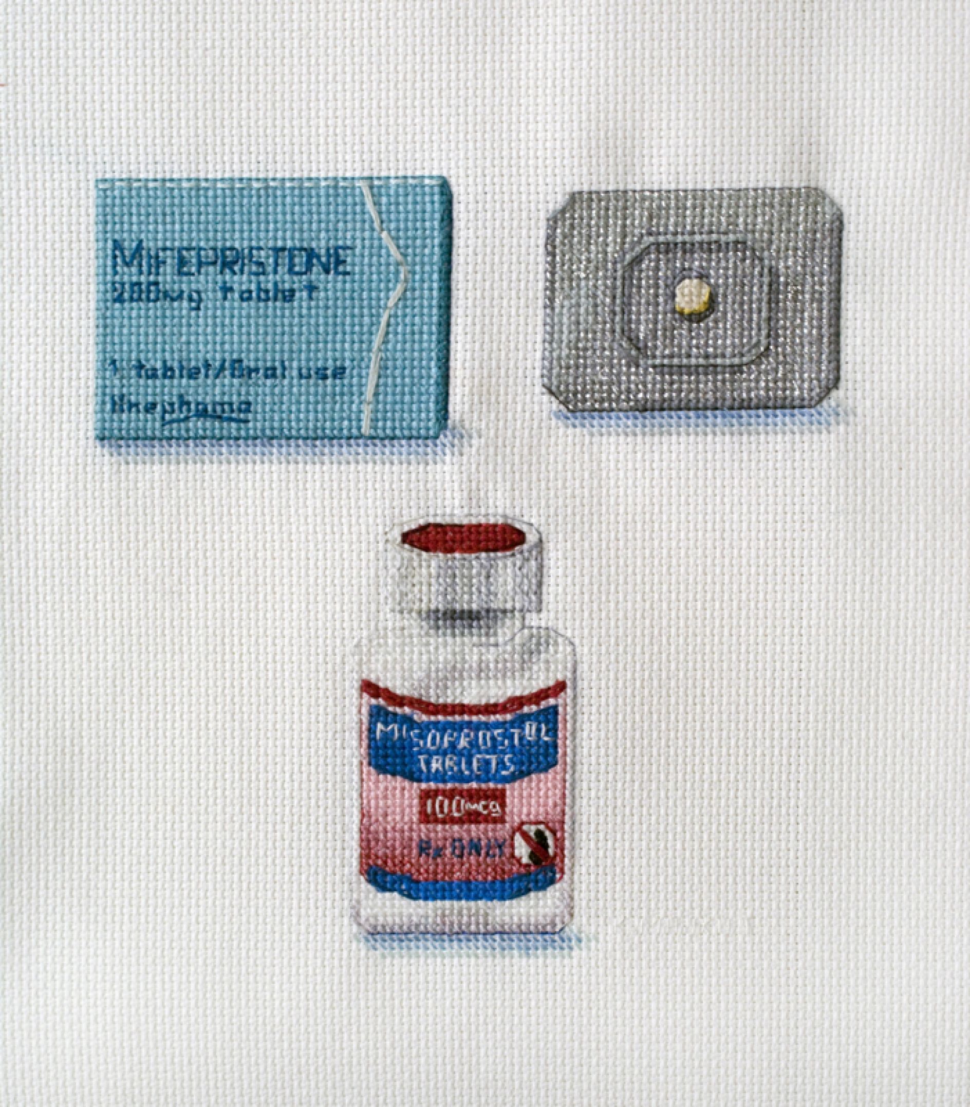 In Control: Embroidered artworks of contraceptives tackles women's ...