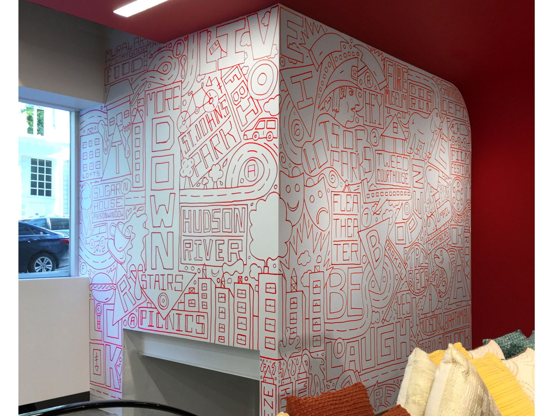 Timothy Goodman's new playful hand-painted typographic murals ...