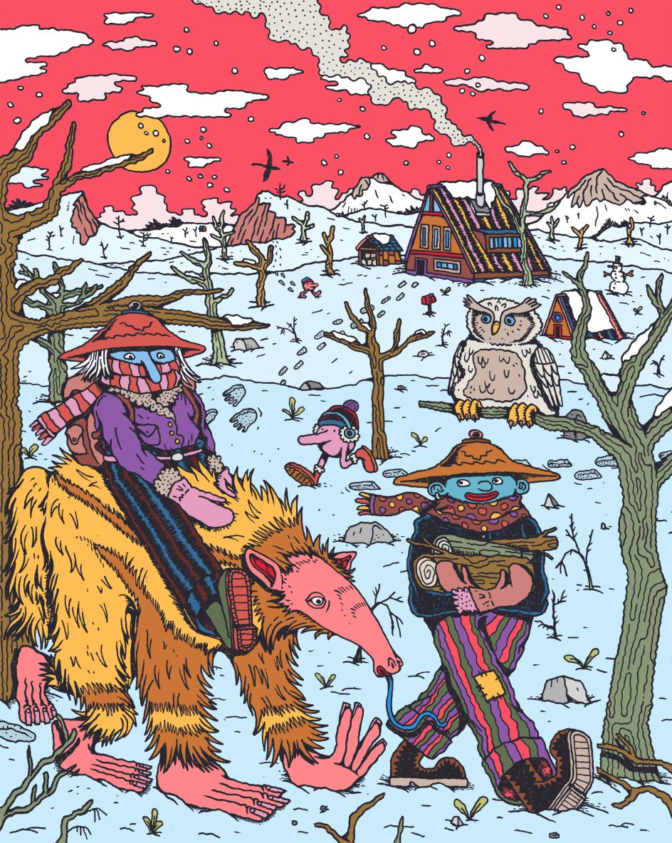 Melcher Oosterman creates intricate, colourful illustrations without ...